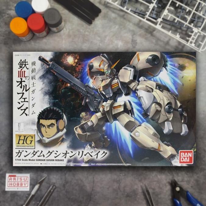 Hg IBO Gundam Gusion Rebake 1/144 Bandai Iron Blooded Orphans Gunpla ...