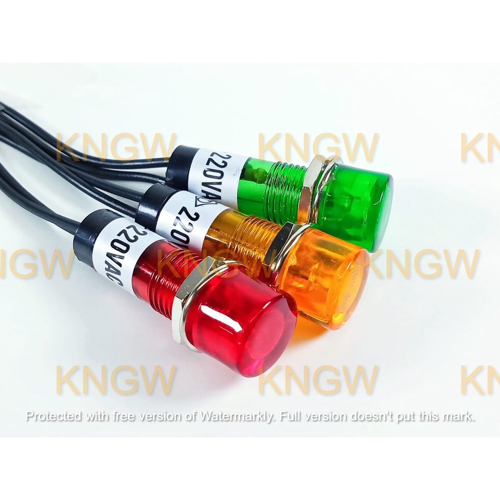 Auspicious 10mm Pilot Lamp - 10mm Indicator Lamp - Cable Pilot Lamp ...