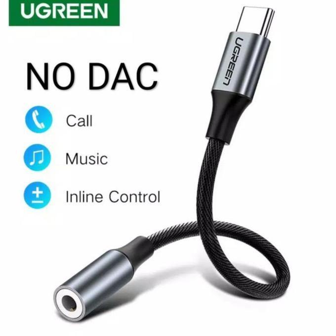 Ugreen Audio Converter Usb-C To Jack 3.5Mm Dac Chip Headphone Open Mic ...