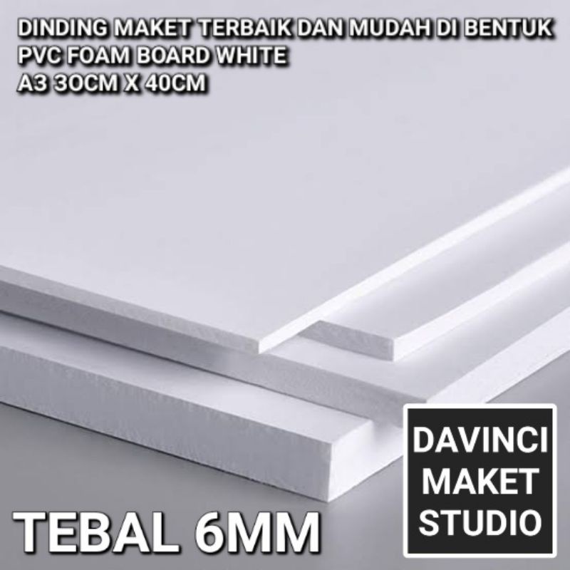 (6MM) A3 PVC Foam Board - 6mm PVC Cardboard - 30cm x 40cm | Shopee ...