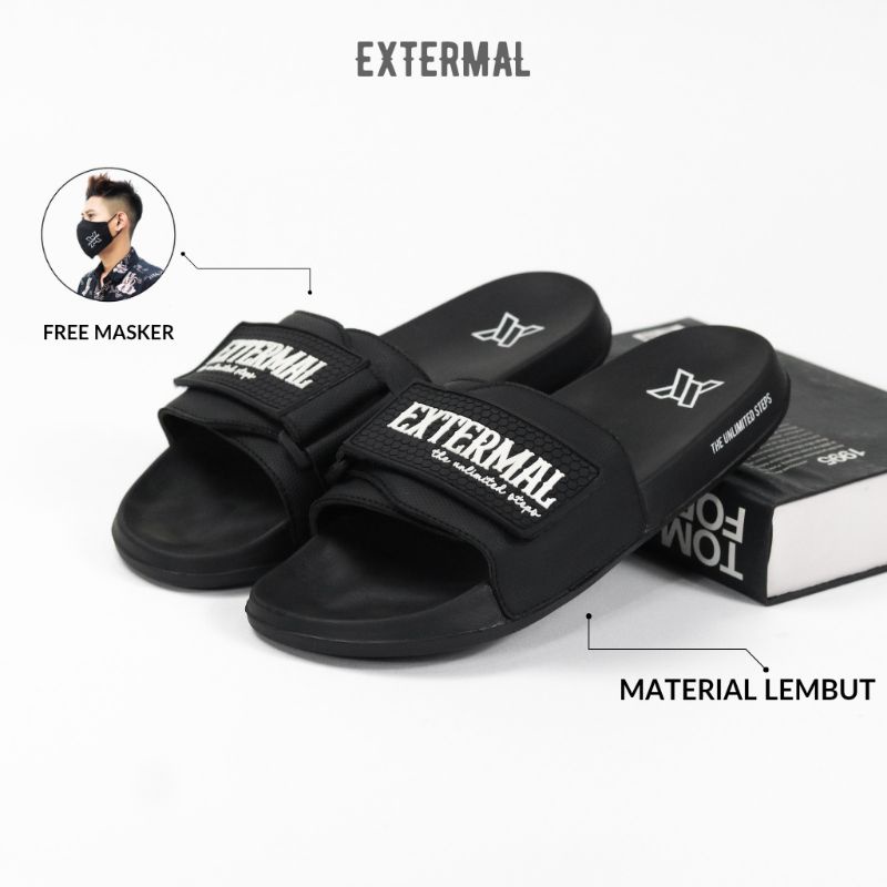 Extermal - Kensey - Latest Men's Slide Sandals Slip On Sandals | Shopee ...