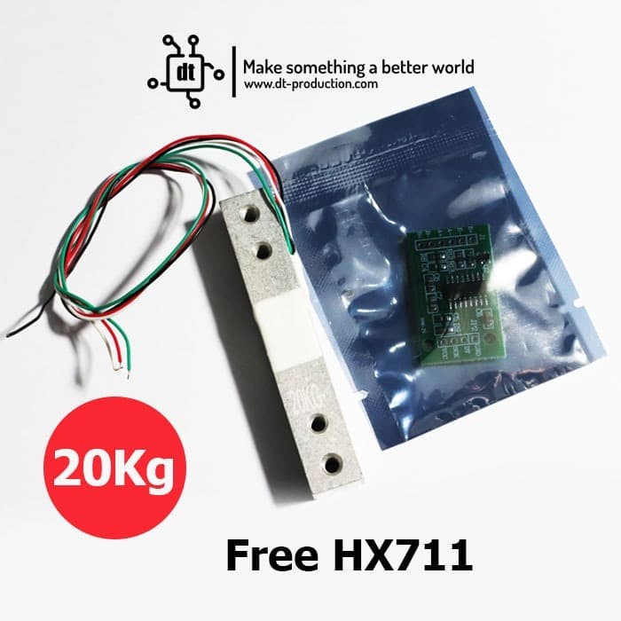 Load Cell 20KG And HX711 Arduino Weight Sensor | Shopee Philippines