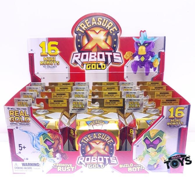 Treasure X Robots Gold Mini Robots Surprises | Shopee Philippines