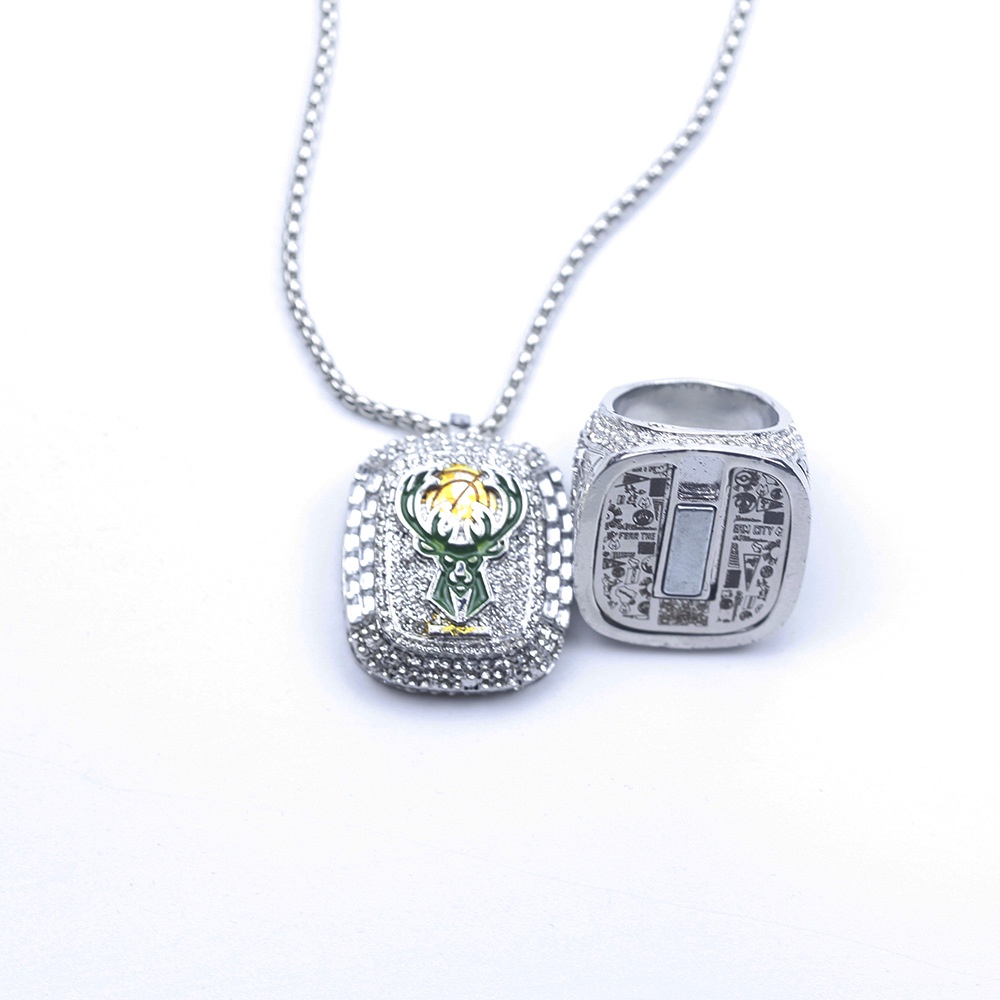 2021 Milwaukee Bucks NBA Basketball Champion Ring Flip-Top Variable ...
