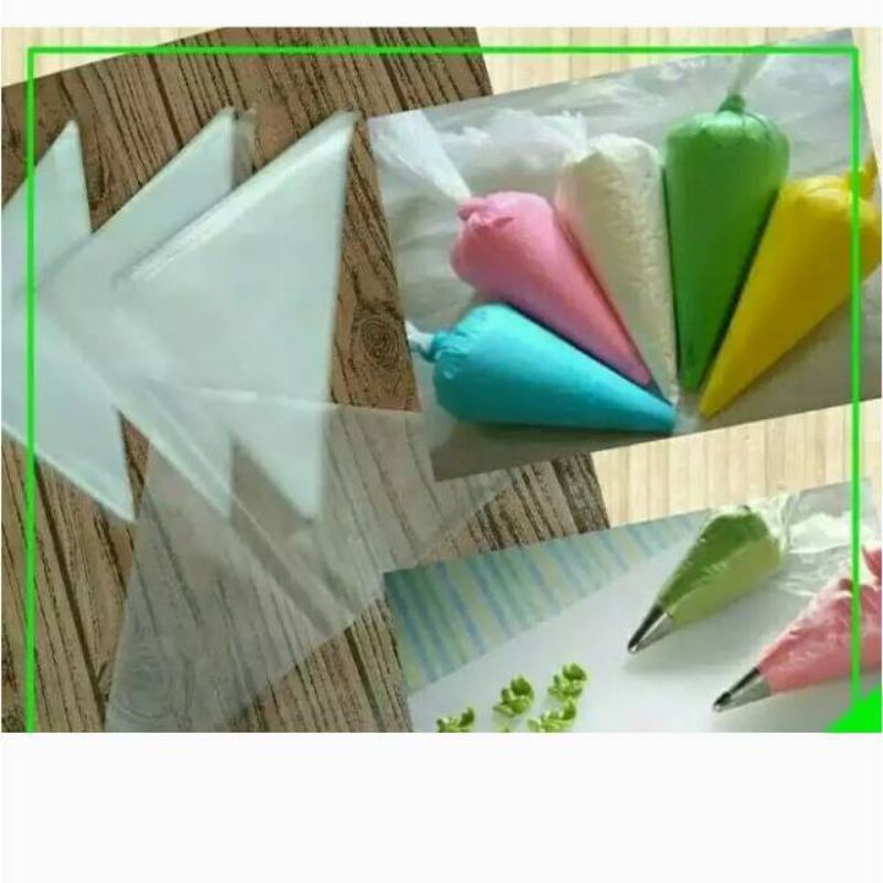 Plastic triangle / piping bag 10 sheets | Shopee Philippines