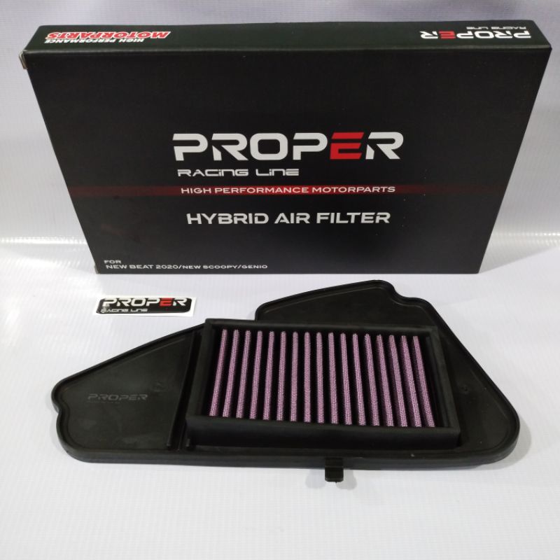 Proper RACING LINE AIR FILTER HONDA KOJ GENIO / NEW BEAT / BEAT DELUXE ...