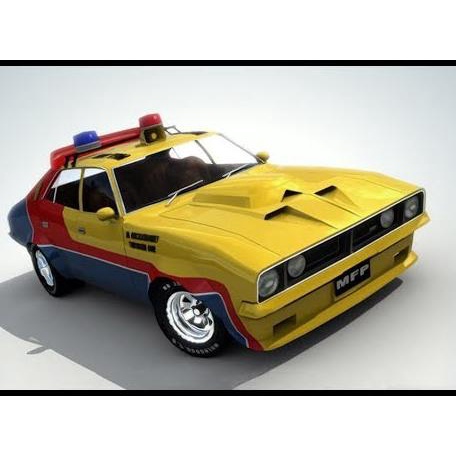 Diy Papercraft Racing car Mad max Big Booper Interceptor | Shopee ...
