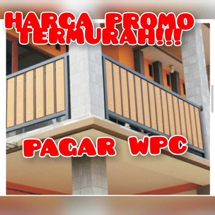 Beautiful Wooden Wpc Fence | Shopee Philippines