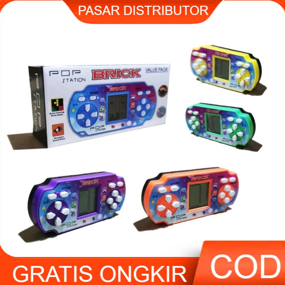 Promo 10.10 Kids Toys POP Station BRICK MINI Old School Game Toys ...