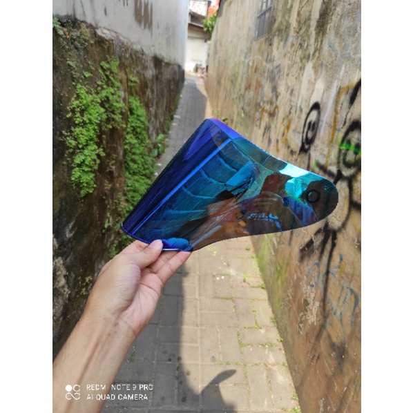 NHK R1 SOLID Flat visor Helmet Glass NHK r-1 clear rone White smoke ...