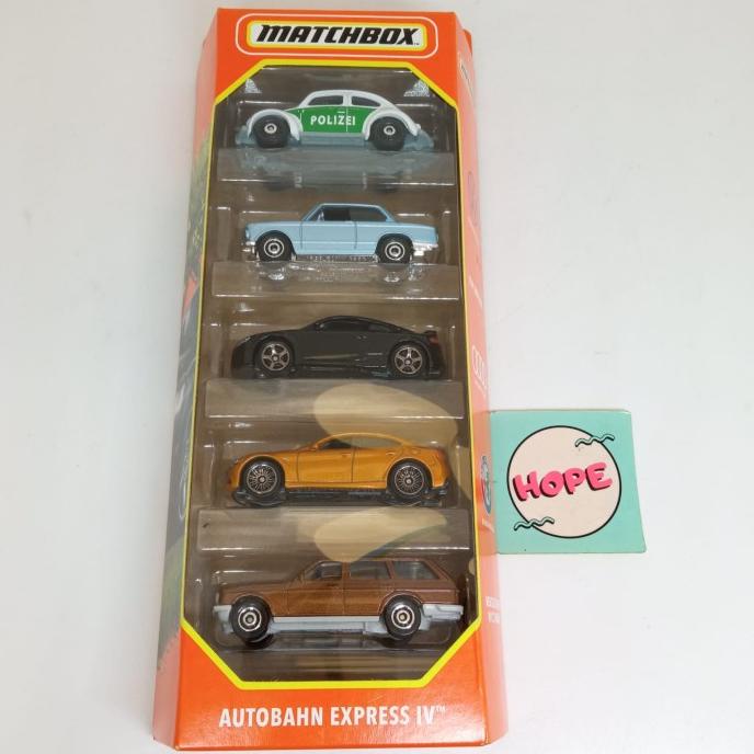 Matchbox 5 Gift Pack Autobahn Express IV Diecast Matchbox Original ...