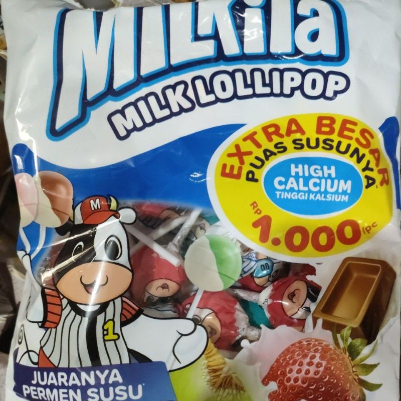 Milkita Assorted Milk Lollipop Refill Lollipop Milk candy | Shopee ...