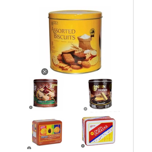 Nissin canned products Nissin wafers Nisin crispy cracers Nissin Yellow ...