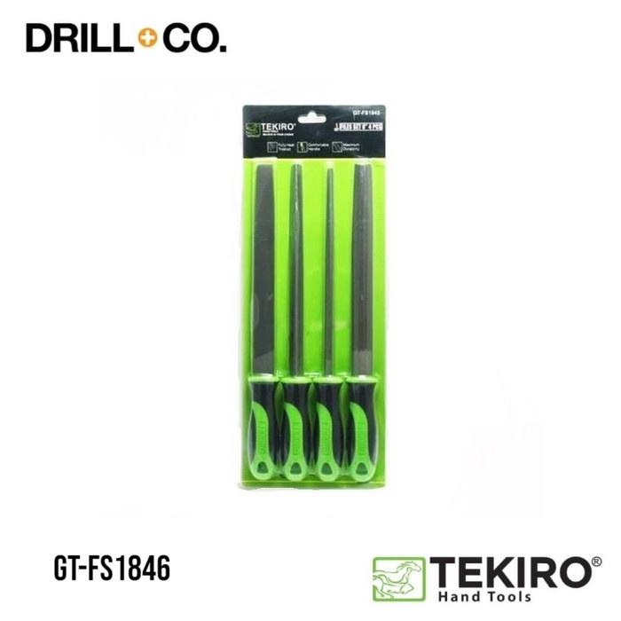 Tekiro Iron File Set - Files Set 6inch 4pcs Gt-Fs1846 | Shopee Philippines