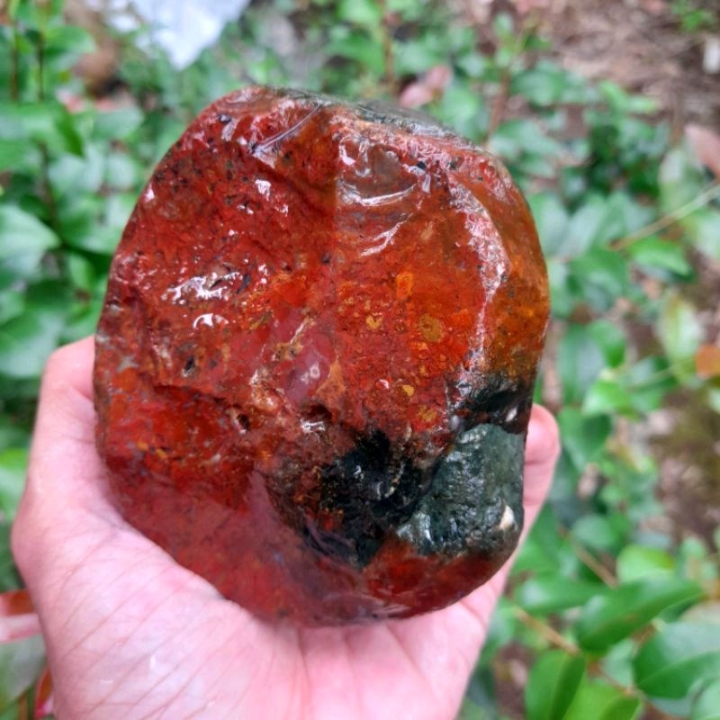 Suiseki natural Stone Material Agate Block Of panca Colors classic ...