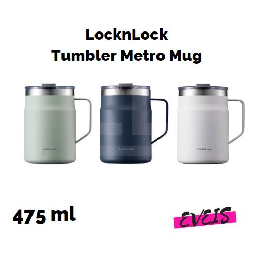 TERMOS Lock n Lock - Metro Tumbler Mug 475 ml - Stainless Drinking ...