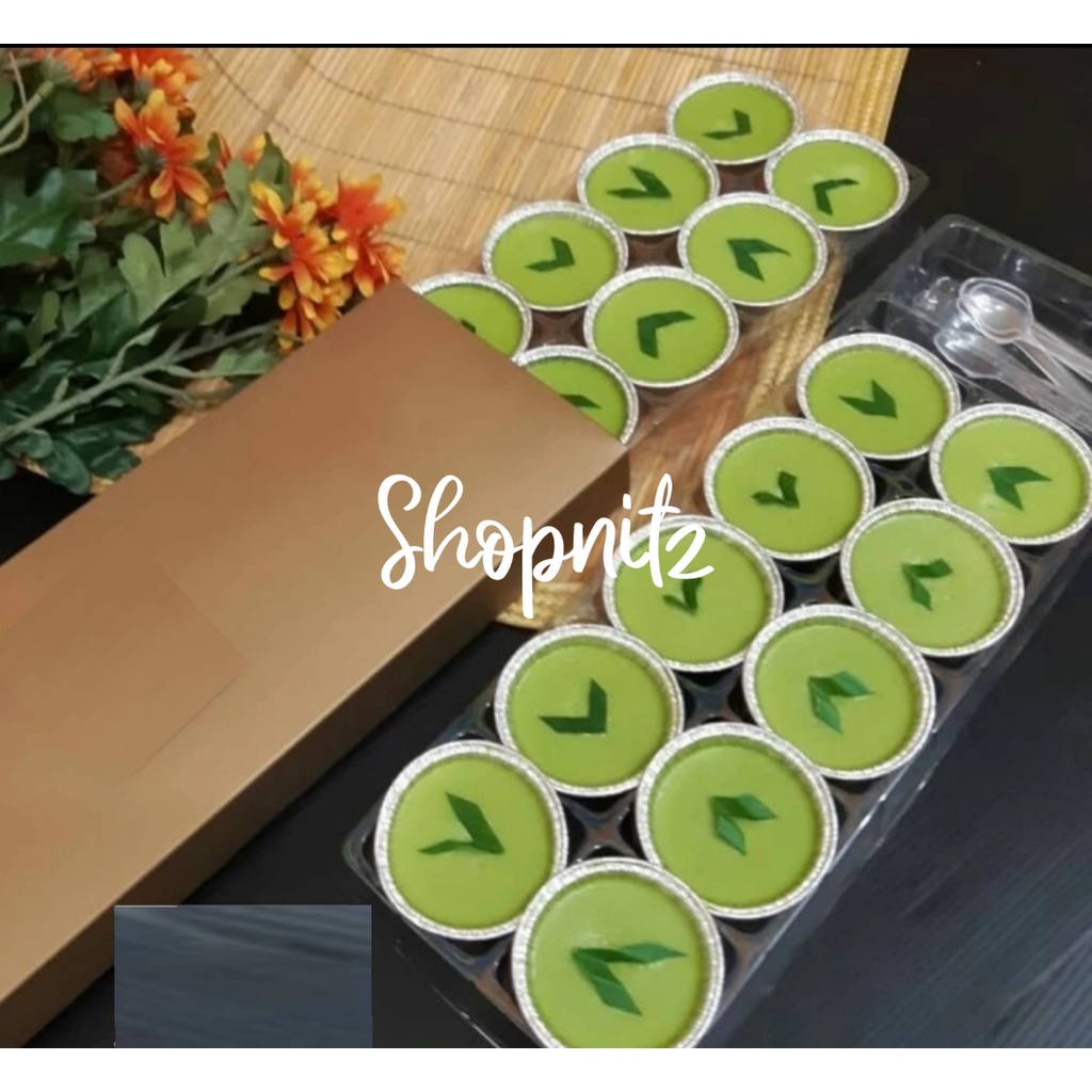 Green Cake Box Talam Cake Box Lumpang Cake Packaging Box 10pcs | Shopee ...