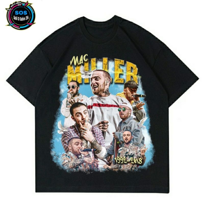Mac MILLER RAPPER HIP-HOP T-SHIRT VINTAGE BOOTLEG Rap tee men women ...