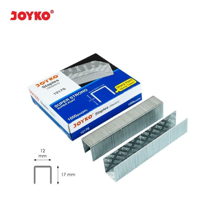 Joyko Staples 1217 FA-H/ML Stapler HD 12N/17 12L/17 12N/24 12FL ...