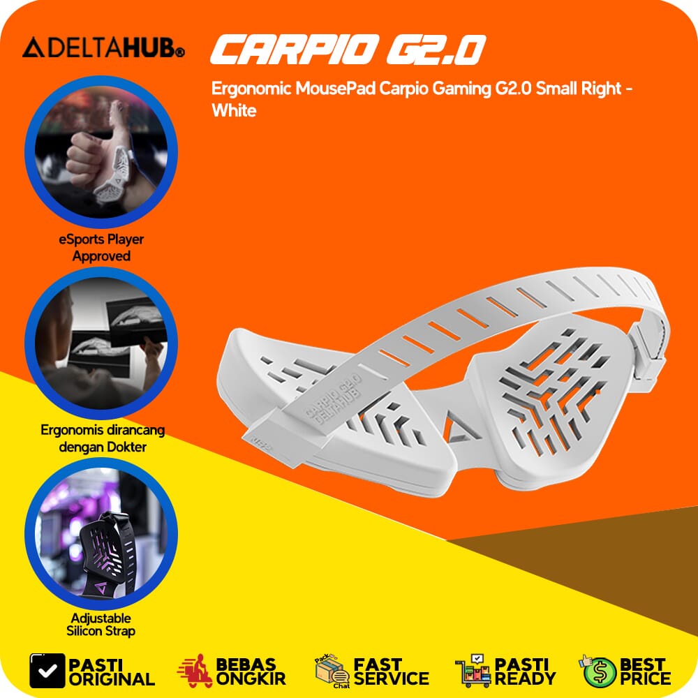 DeltaHub Ergonomic Gaming Mouse pad Carpio G2.0 Keyboard WristRest SRW ...