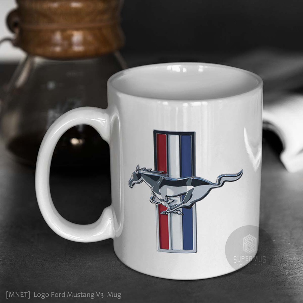 Ford Mustang Symbol Mug Car LogoV3 Ceramic Cup Icon | Shopee Philippines