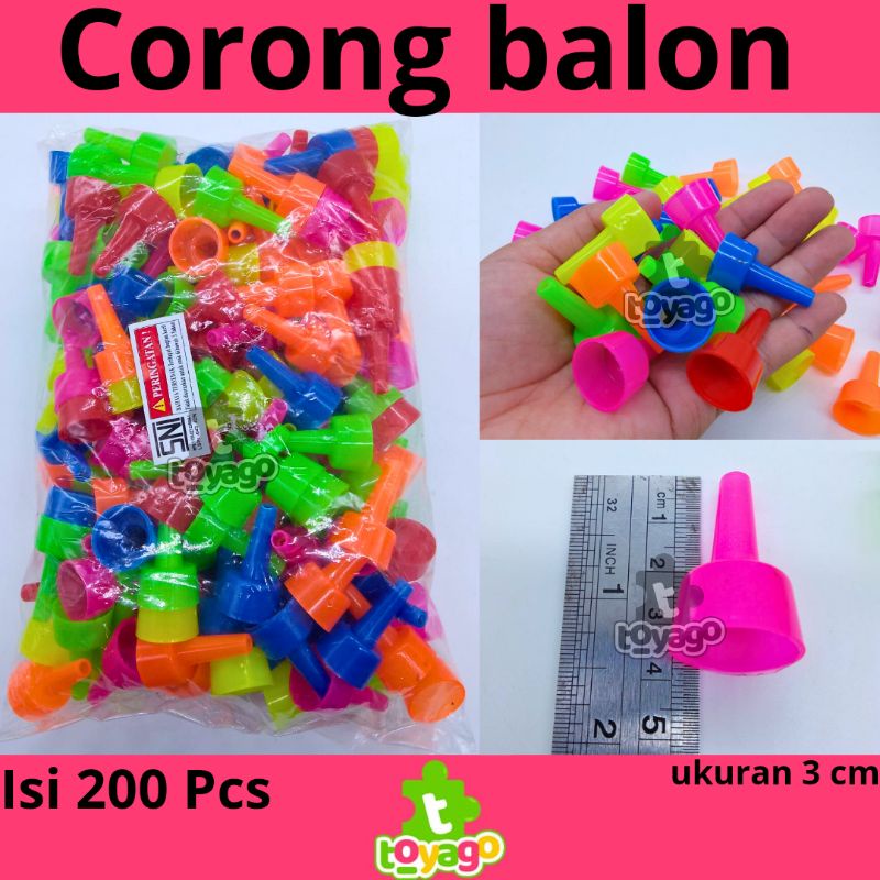 Water Balloon Funnel Toy contains ±200 Pcs (turong toy @500 toyago toys ...