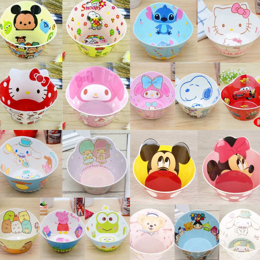 Best seller Melamine Bowl Snoopy Sanrio Tsum Gudetama Keroppi Hello ...