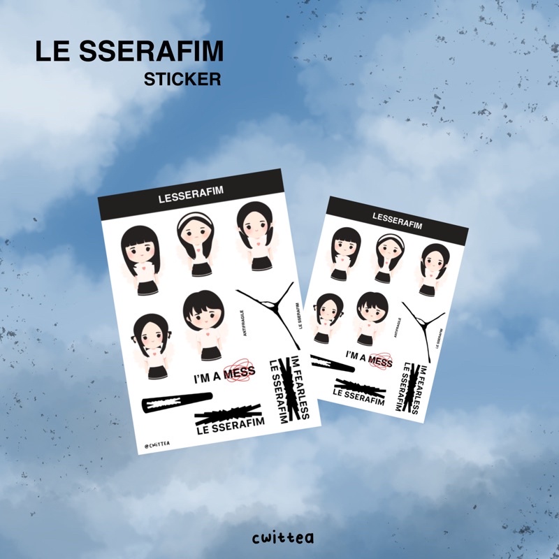 Le SSERAFIM SHEET STICKER | Shopee Philippines