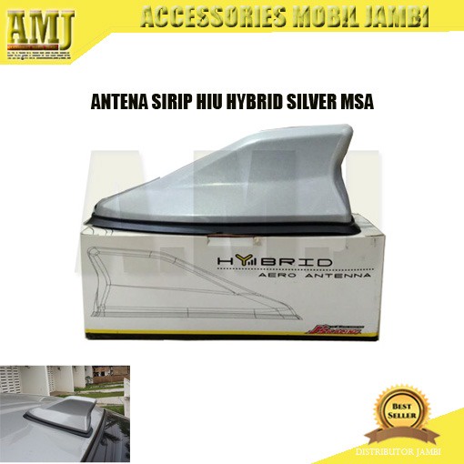 Silver HYBRID FIN ANTENNA - MSA CAR ANTENNA (PCS) | Shopee Philippines