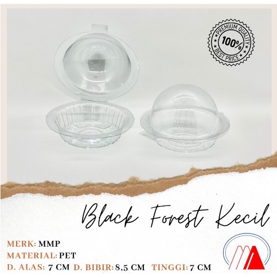 [CONTENTS 50] mini mica tart cake / small black forest cake tray ...