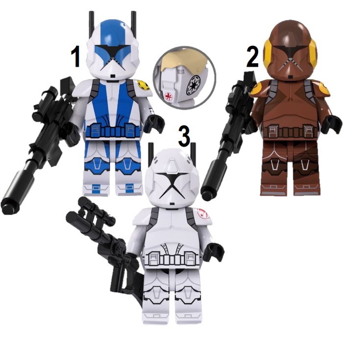 Star Wars Clone Trooper Pilot CT Clone Wars Lego Minifigure | Shopee ...