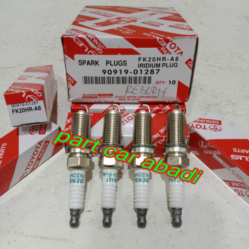Spark Plug Iridium Innova Reborn Fortuner VRZ Hilux Revo FK20HR-A8 1Set ...