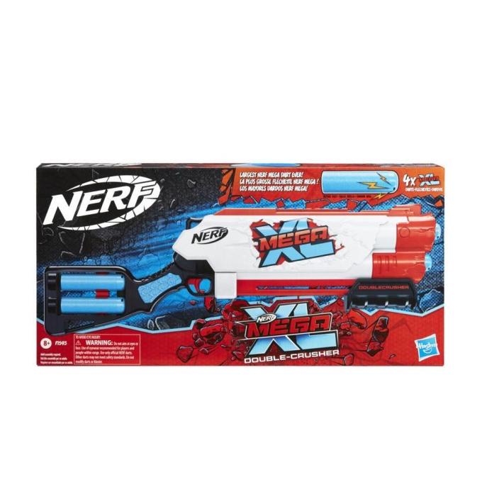Nerf Mega XL Double Crusher Blaster Shotgun Jumbo Original Hasbro ...