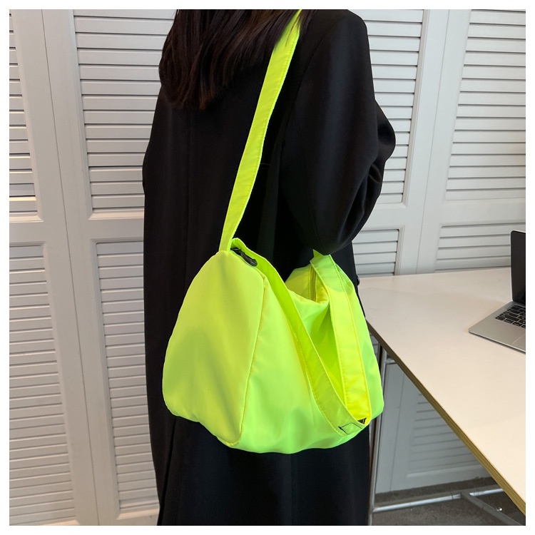Neon Color Zipper Shoulder Bag 1122-3 | Shopee Philippines