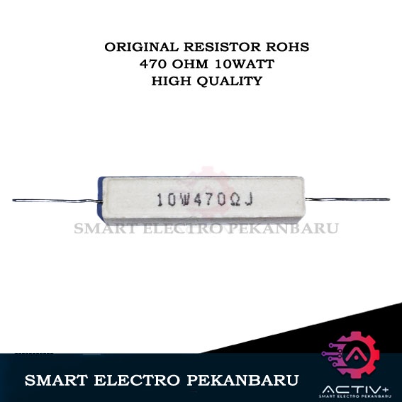 ORIGINAL ROHS RESISTOR 10 WATT 470 OHM RESISTOR CHALK 10WATT 470OHM ...