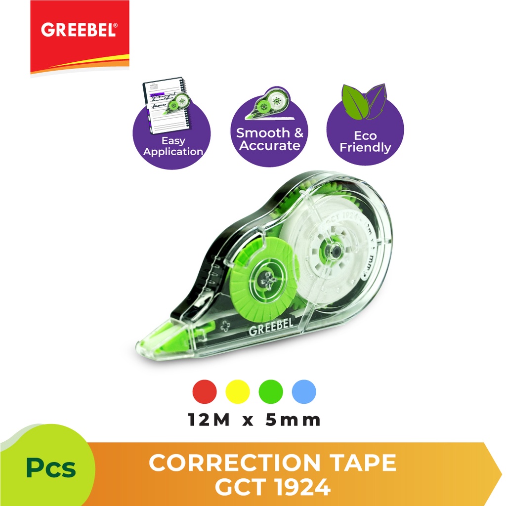 Greebel 1924 Correction Tape 12 meters tip ex Grebel paper | Shopee ...
