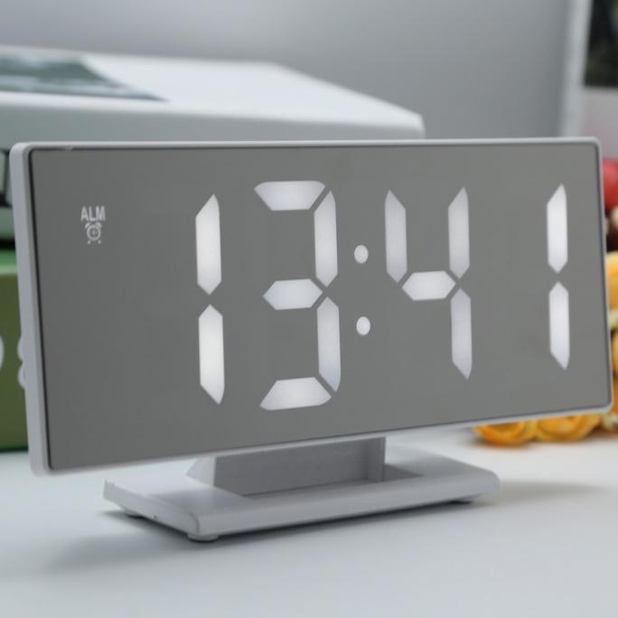Digital Led Alarm Table Clock / Digital Alarm Clock Mirror DS-3618L ...