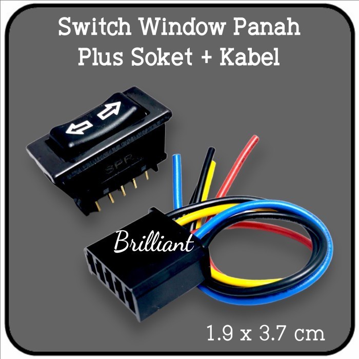 Universal Arrow Power Window Switch Plus Socket And Cable | Shopee ...