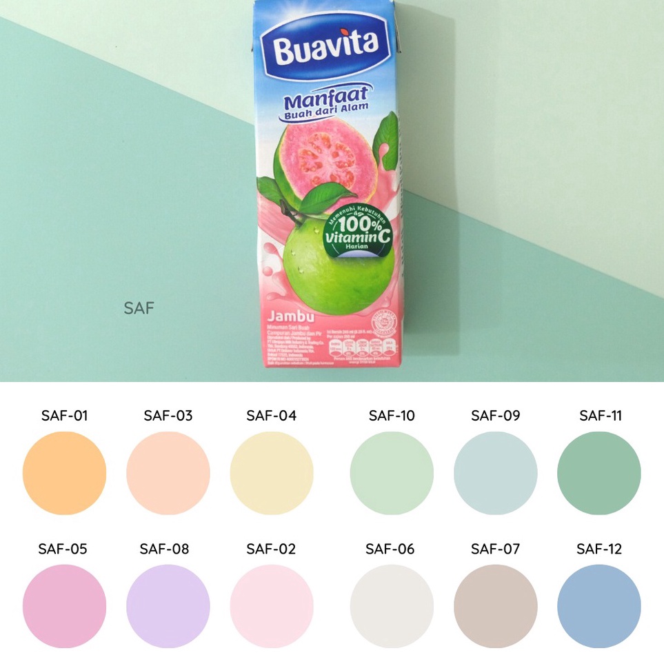 Cp SAF Background 12 Pastel Colors 50x100cm Product Photo Background ...