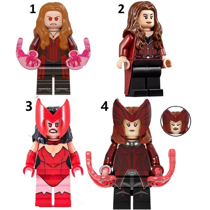 Marvel Avengers Scarlet Witch Wanda Vision Maximoff Lego Minifigure ...