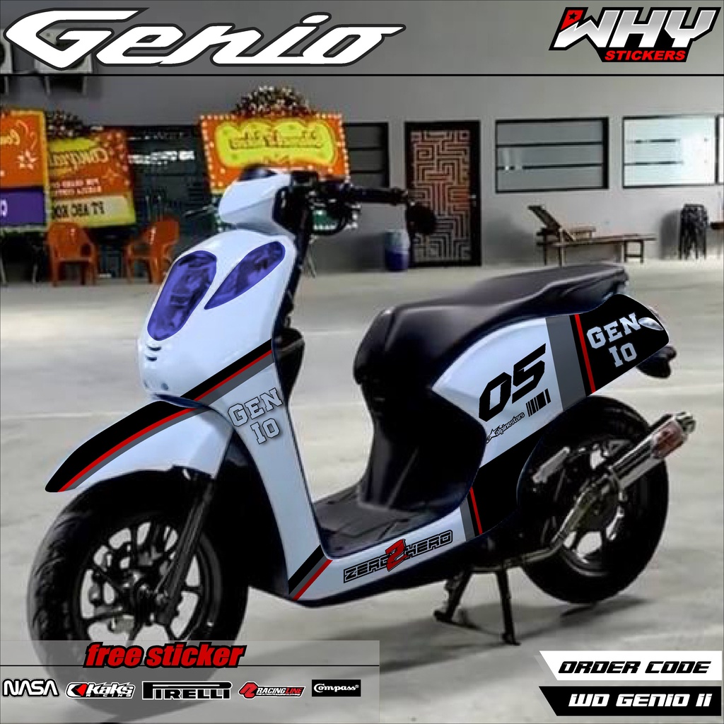 Genio Full Body Sticker Decal 2019 2020 2021 2022 2023 2024 - Genio ...