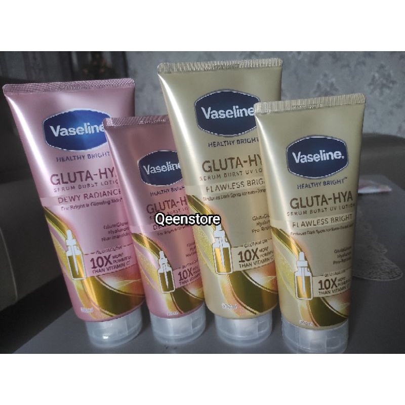 Vaseline Healthy Bright GLUTA-hya Glua hya Flawless Bright & Dewy ...