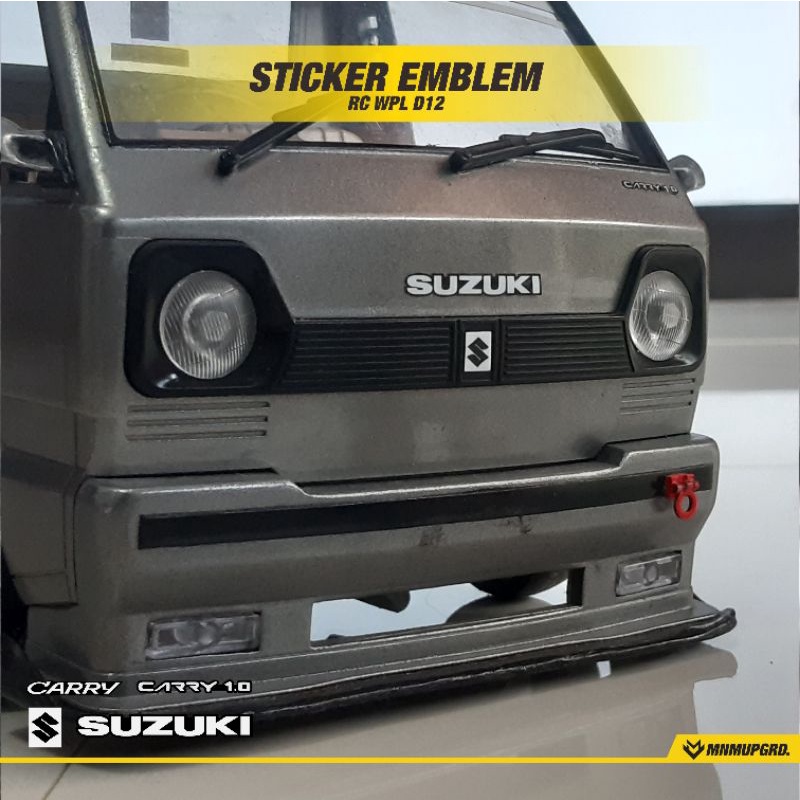 Sticker RC emblem logo suzuki carry RC WPL D12 1/10 | Shopee Philippines