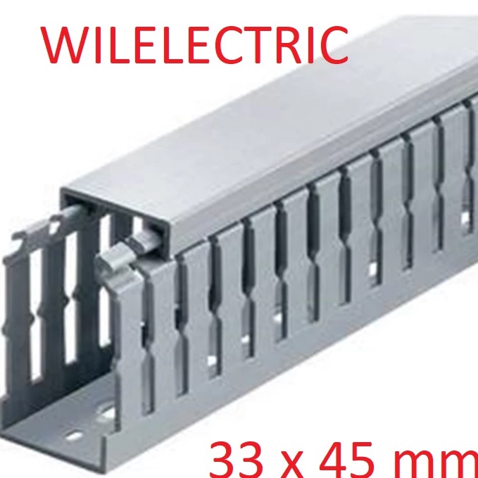 'Dy Cable duct cable duct dak wiring 33x45 33x45mm Gray Hole 1.7 Meters ...