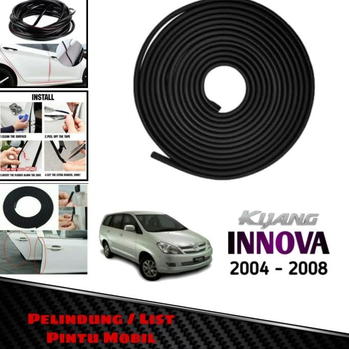 List Of INNOVA Car DOOR GUARD Rubber/LINE DOOR GUARD 2004-2008 | Shopee ...
