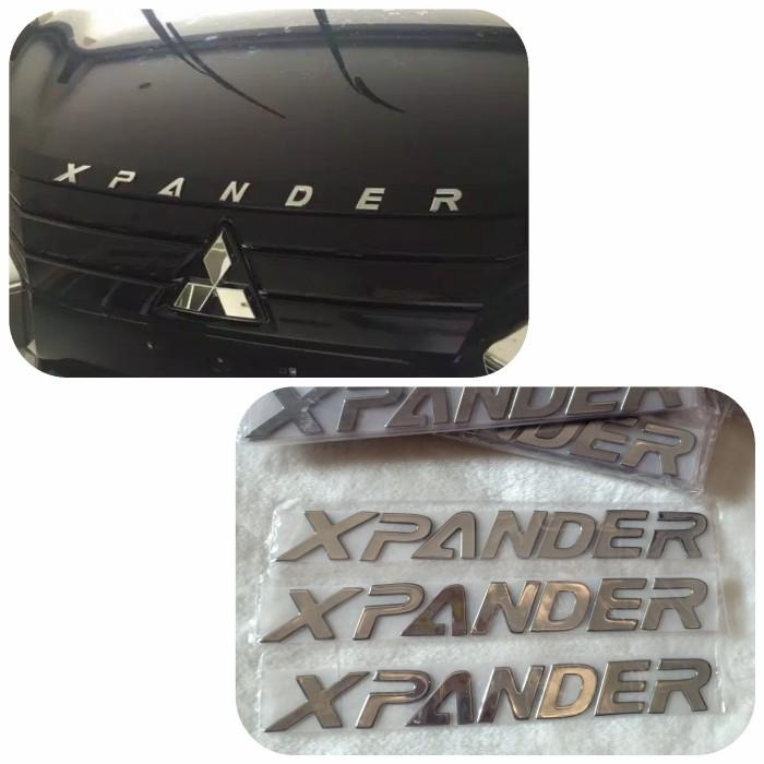 MESIN Xpander Engine Hood LETTER WRITING Logo Emblem ON THE Engine Hood ...