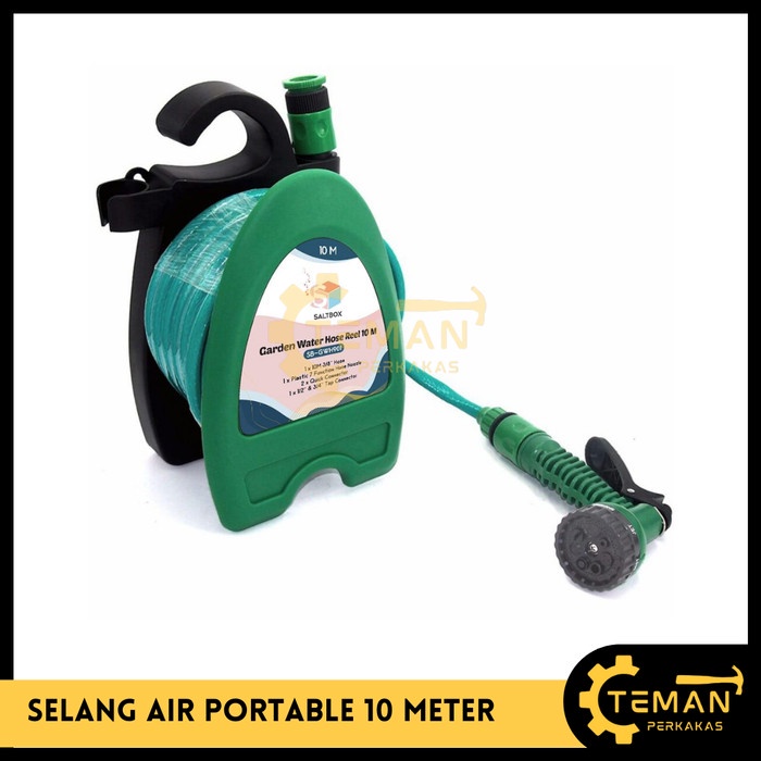 Saltbox Hose Reel Mini 10meter/Mini Portable Water Hose 10meter/garden ...