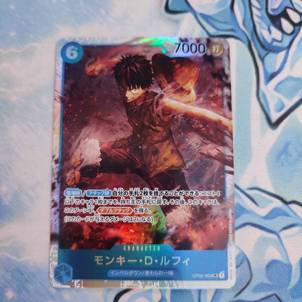 One piece Monkey D Luffy OP02-062 SR original | Shopee Philippines