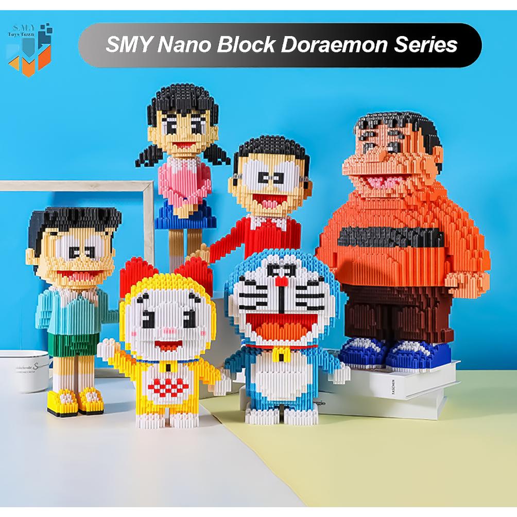 Viral!Vp! Smy NANO BLOCKS MEDIUM DORAEMON SERIES 3D MODEL, Stacking ...