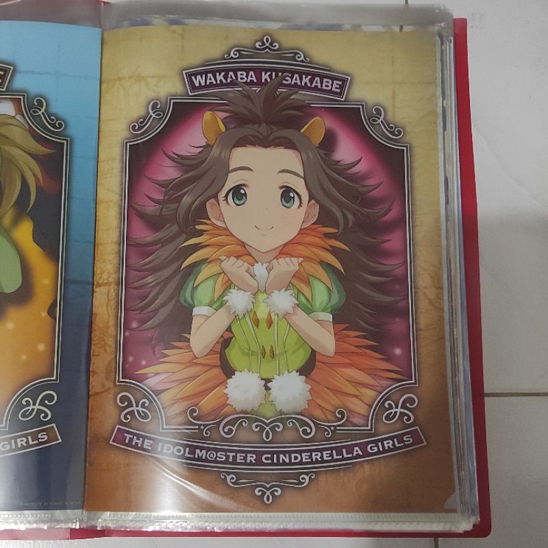 A4 Clearfile Clear File Anime IDOLM@STER Idolmaster Original Japan 16 ...